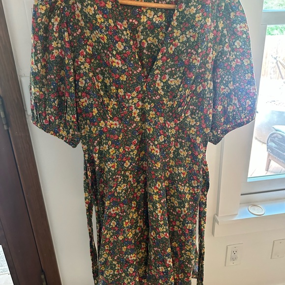 Doen | Dresses | Doen Floral Mini Dress Multicolor | Poshmark